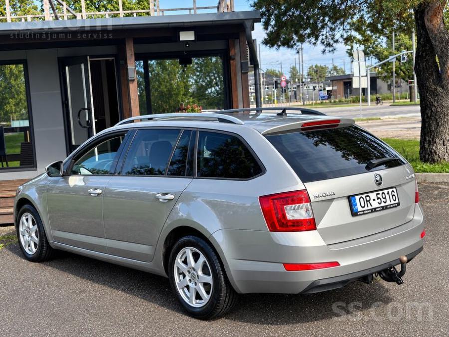 Grey Skoda Octavia 2015 in Riga, with an engine capacity of 1.60 L and mileage of 246 thousand km for 3990 €, photo 6 on AUTOMOTO.COM.LV