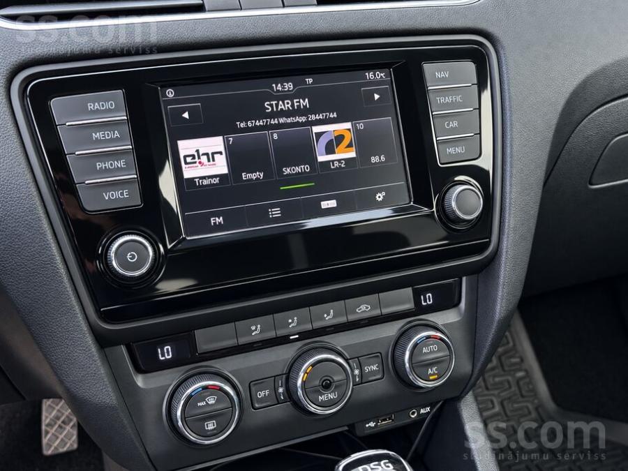 Grey Skoda Octavia 2015 in Riga, with an engine capacity of 1.60 L and mileage of 246 thousand km for 3990 €, photo 17 on AUTOMOTO.COM.LV