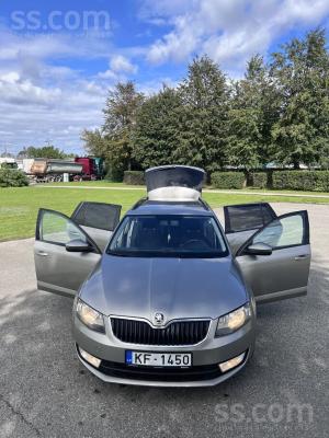 Grey Skoda Octavia 2015 in Riga, with an engine capacity of 1.40 L and mileage of 214 thousand km for 7650 €, photo 8 on AUTOMOTO.COM.LV