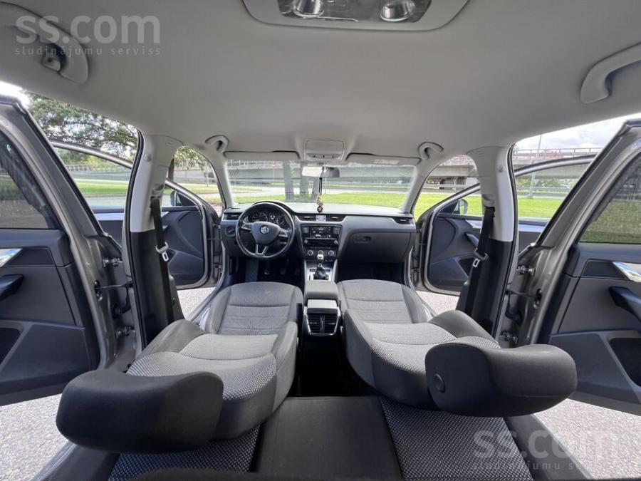 Grey Skoda Octavia 2015 in Riga, with an engine capacity of 1.40 L and mileage of 214 thousand km for 7650 €, photo 9 on AUTOMOTO.COM.LV