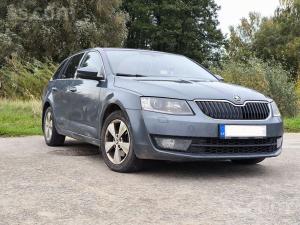 Grey Skoda Octavia 2015 in Riga, with an engine capacity of 2.00 L and mileage of 366 thousand km for 6690 €, photo 1 on AUTOMOTO.COM.LV