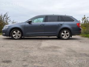Grey Skoda Octavia 2015 in Riga, with an engine capacity of 2.00 L and mileage of 366 thousand km for 6690 €, photo 4 on AUTOMOTO.COM.LV