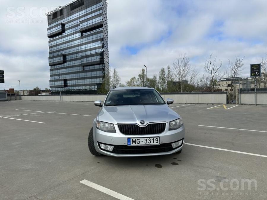 Grey Skoda Octavia 2016 in Riga, with an engine capacity of 2.00 L and mileage of 220 thousand km for 13400 €, photo 8 on AUTOMOTO.COM.LV