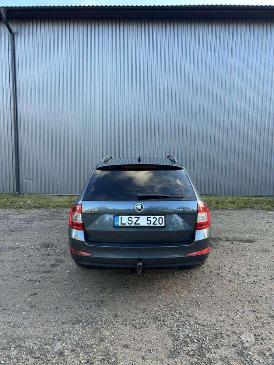 Grey Skoda Octavia 2016 in Vilnius, with an engine capacity of 1.97 L and mileage of 349 thousand km for 9000 €, photo 5 on AUTOMOTO.COM.LV