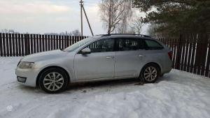 Grey Skoda Octavia 2016 in Panevezys, with an engine capacity of 1.97 L and mileage of 341 thousand km for 5999 €, photo 2 on AUTOMOTO.COM.LV