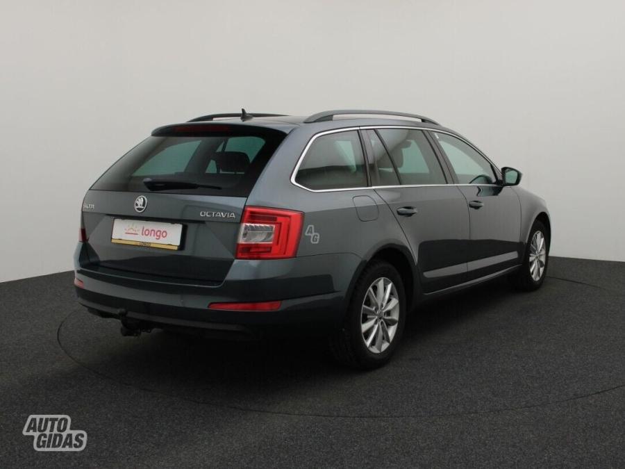 Grey Skoda Octavia 2016 in Vilnius, with an engine capacity of 1.40 L and mileage of 155 thousand km for 10999 €, photo 8 on AUTOMOTO.COM.LV