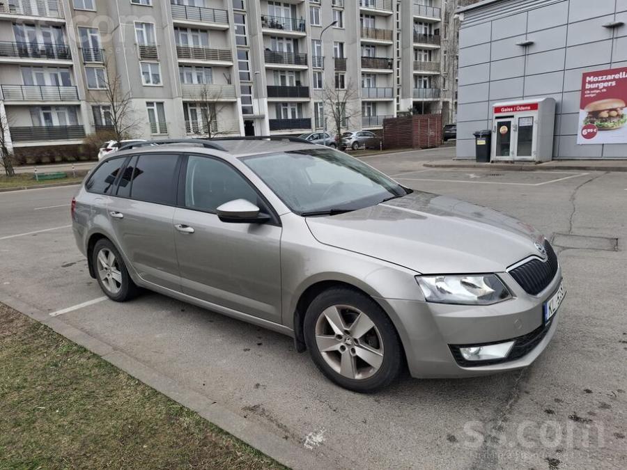 Grey Skoda Octavia 2016 in Riga, with an engine capacity of 1.60 L and mileage of 175 thousand km for 6600 €, photo 3 on AUTOMOTO.COM.LV