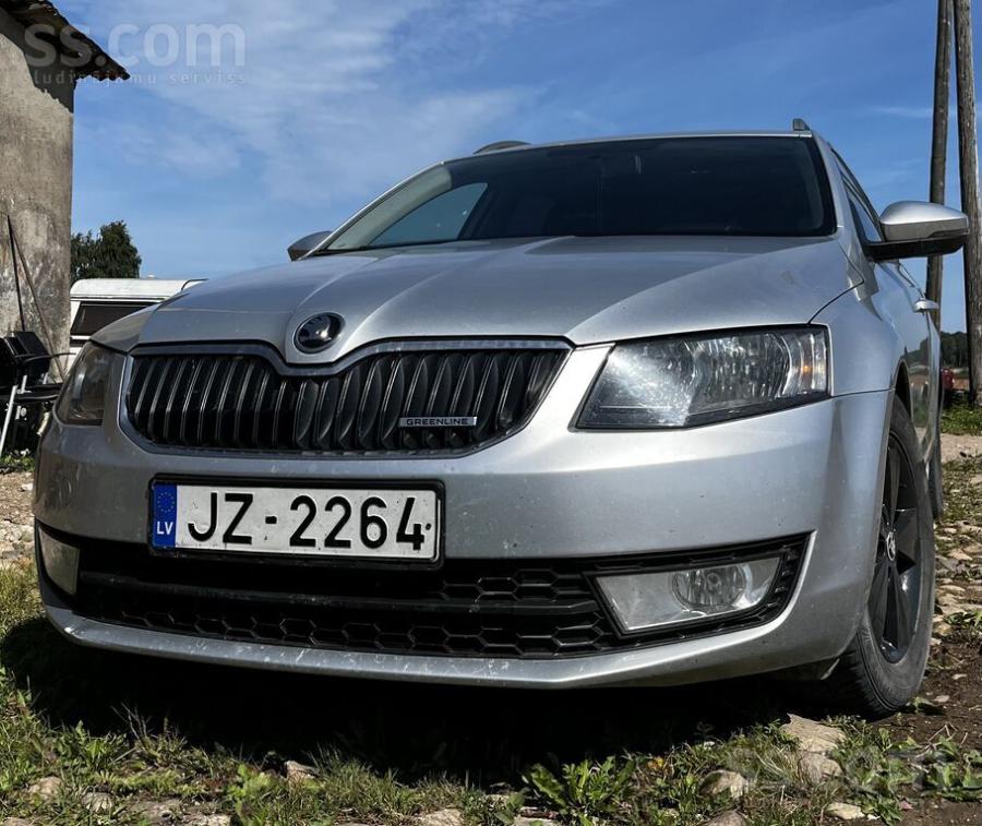 Grey Skoda Octavia 2016 in Talsi, with an engine capacity of 1.60 L and mileage of 349 thousand km for 5800 €, photo 3 on AUTOMOTO.COM.LV
