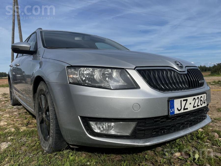 Grey Skoda Octavia 2016 in Talsi, with an engine capacity of 1.60 L and mileage of 349 thousand km for 5800 €, photo 7 on AUTOMOTO.COM.LV
