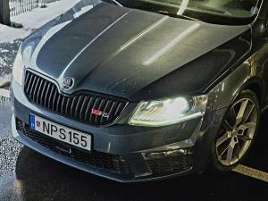 Grey Skoda Octavia 2017 in Vilnius, with an engine capacity of 1.97 L and mileage of 455 thousand km for 7800 €, photo  on AUTOMOTO.COM.LV
