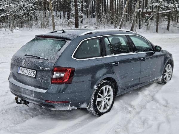 Grey Skoda Octavia 2017 in Alytus, with an engine capacity of 0.00 L and mileage of 222 thousand km for 8999 €, photo 8 on AUTOMOTO.COM.LV