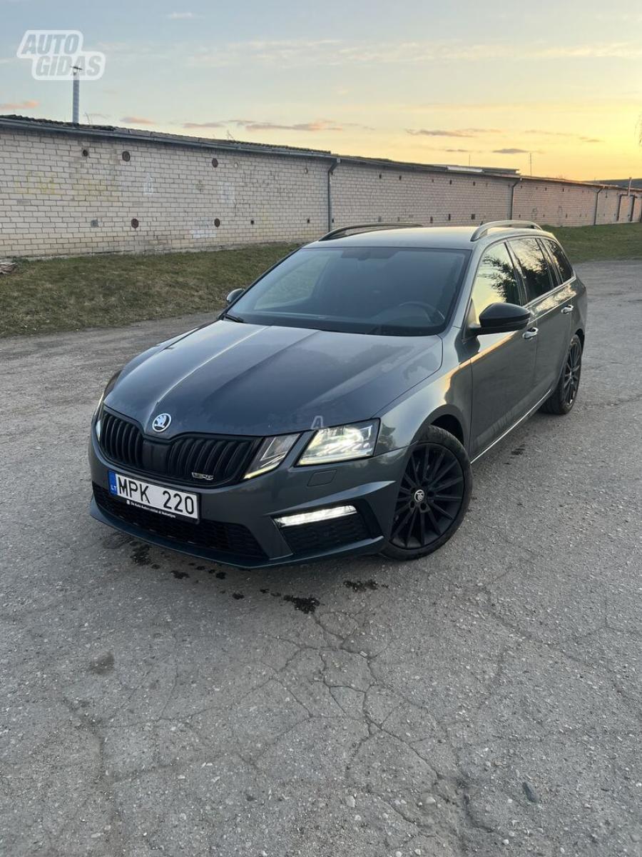 Grey Skoda Octavia 2017 in Kaunas, with an engine capacity of 2.00 L and mileage of 141 thousand km for 11499 €, photo 1 on AUTOMOTO.COM.LV