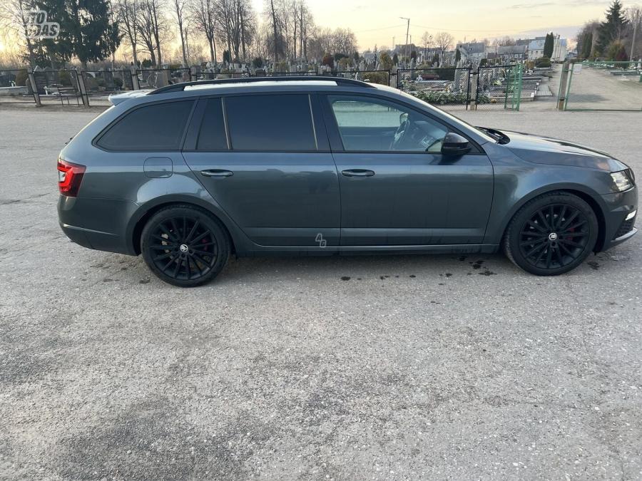 Grey Skoda Octavia 2017 in Kaunas, with an engine capacity of 2.00 L and mileage of 141 thousand km for 11499 €, photo 4 on AUTOMOTO.COM.LV