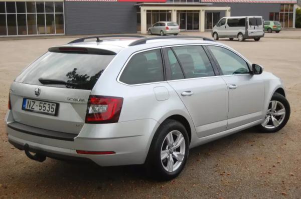 Grey Skoda Octavia 2017 in Jekabpils, with an engine capacity of 2.00 L and mileage of 181 thousand km for 11700 €, photo 2 on AUTOMOTO.COM.LV