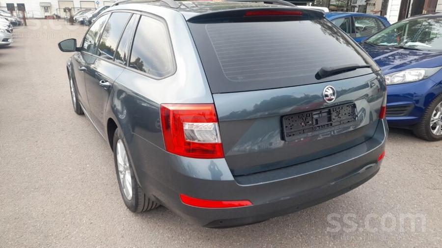 Grey Skoda Octavia 2017 in Riga, with an engine capacity of 1.60 L and mileage of 221 thousand km for 7550 €, photo 7 on AUTOMOTO.COM.LV