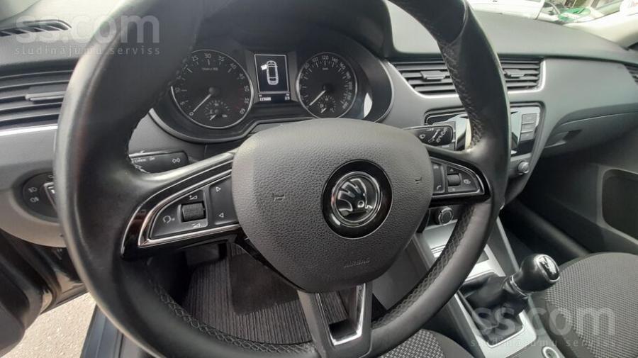 Grey Skoda Octavia 2017 in Riga, with an engine capacity of 1.60 L and mileage of 221 thousand km for 7550 €, photo 28 on AUTOMOTO.COM.LV