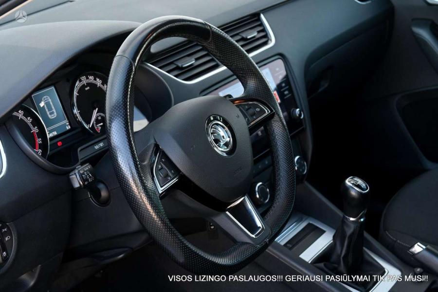 Grey Skoda Octavia 2017 in Kretinga, with an engine capacity of 1.97 L and mileage of 246 thousand km for 8850 €, photo 21 on AUTOMOTO.COM.LV
