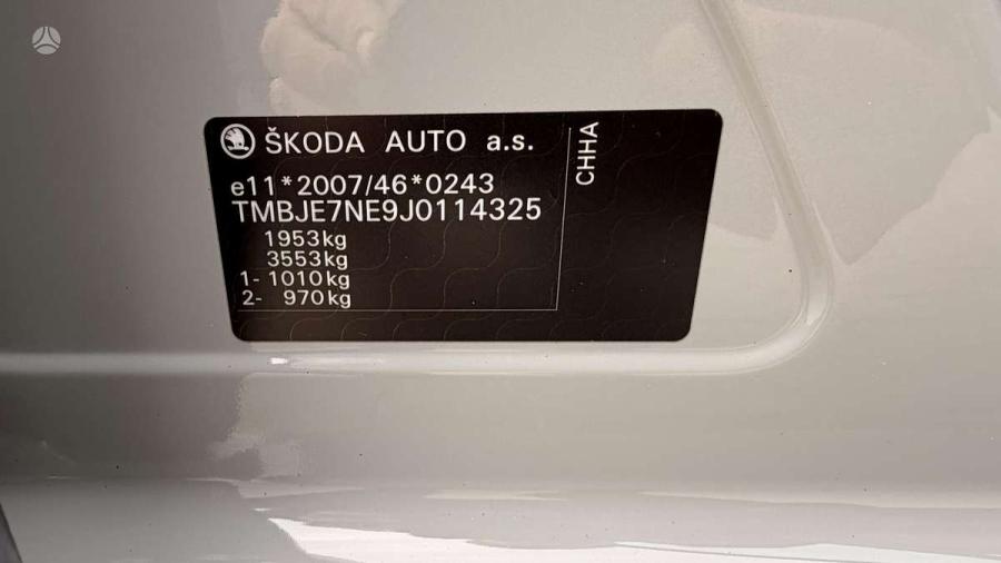 Pelēks Skoda Octavia 2017 Kauņa, ar dzinēja tilpumu 1.98 L un nobraukumu 176 tūkst. km par 13699 €, foto 22 vietnē AUTOMOTO.COM.LV
