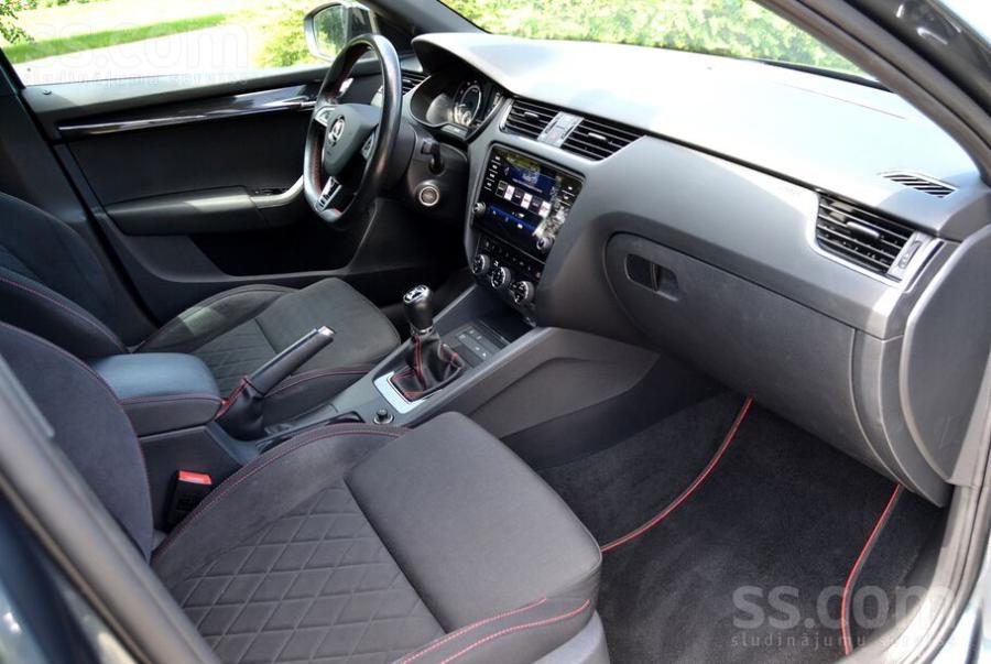 Grey Skoda Octavia 2018 in Tukums, with an engine capacity of 2.00 L and mileage of 139 thousand km for 12500 €, photo 17 on AUTOMOTO.COM.LV