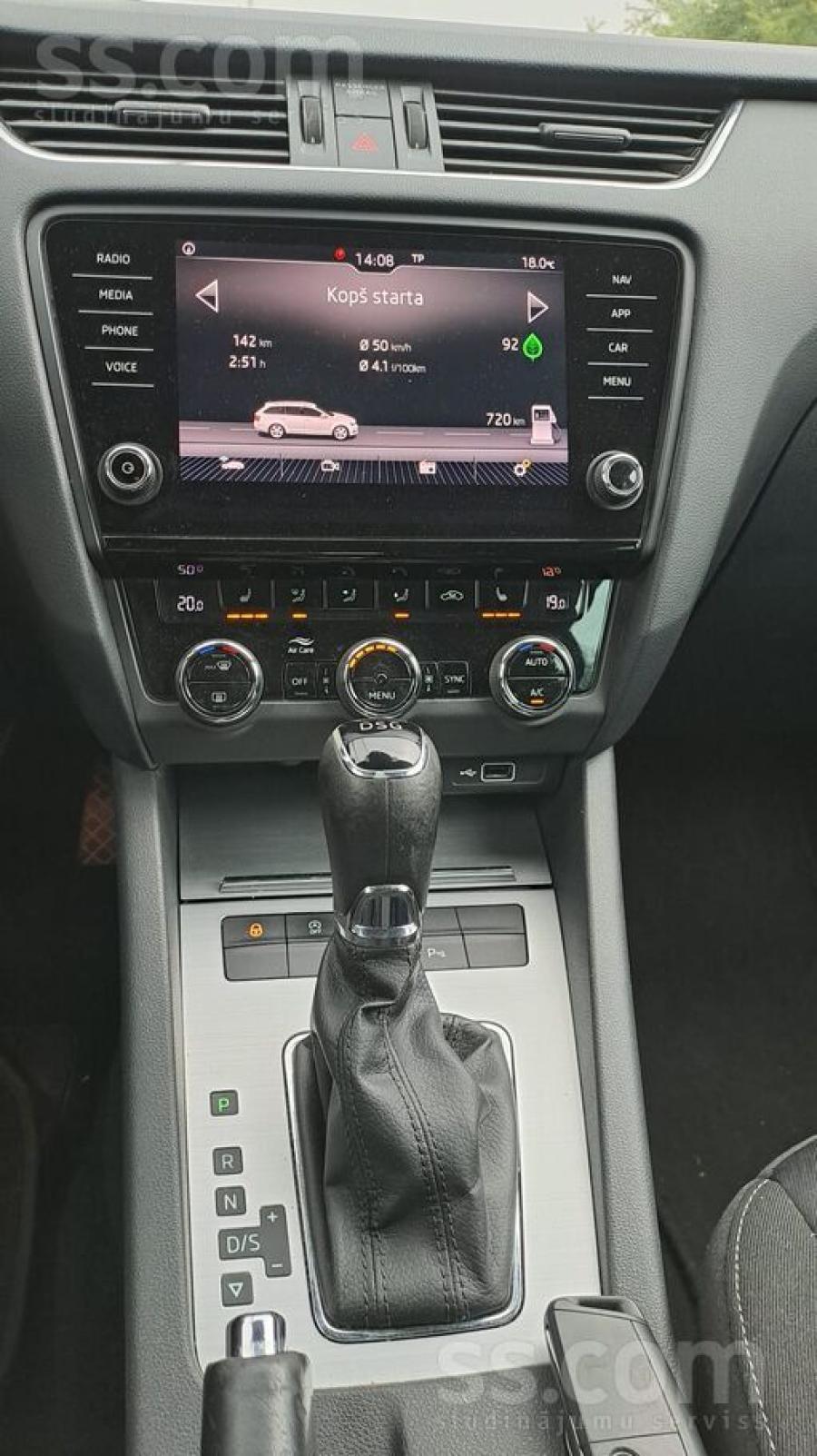 Grey Skoda Octavia 2018 in Tukums, with an engine capacity of 1.60 L and mileage of 281 thousand km for 8200 €, photo 15 on AUTOMOTO.COM.LV