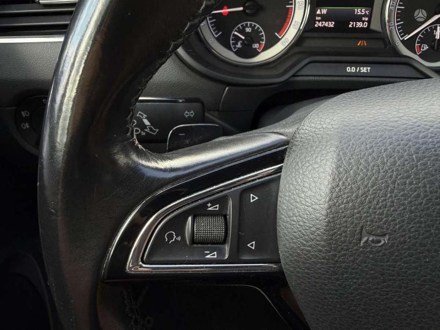 Grey Skoda Octavia 2018 in Rokiskis, with an engine capacity of 1.97 L and mileage of 247 thousand km for 9700 €, photo 28 on AUTOMOTO.COM.LV