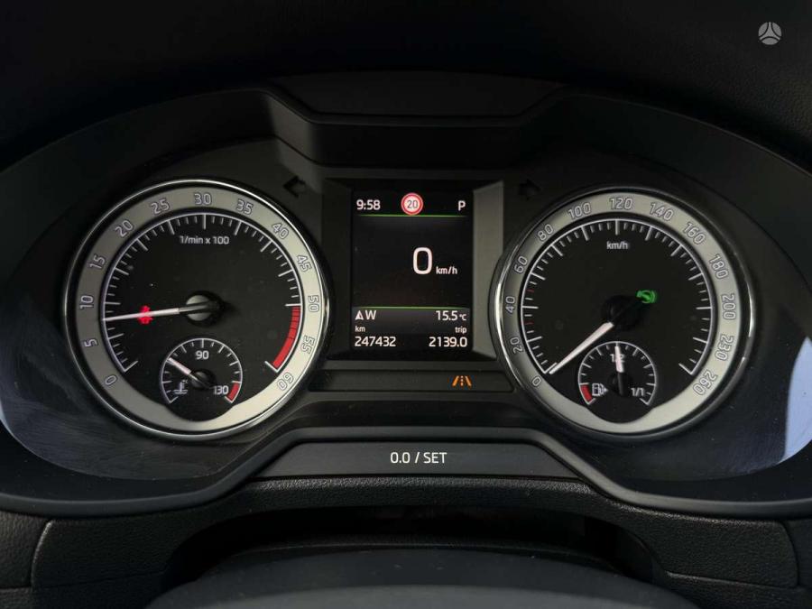 Grey Skoda Octavia 2018 in Rokiskis, with an engine capacity of 1.97 L and mileage of 247 thousand km for 9700 €, photo 30 on AUTOMOTO.COM.LV