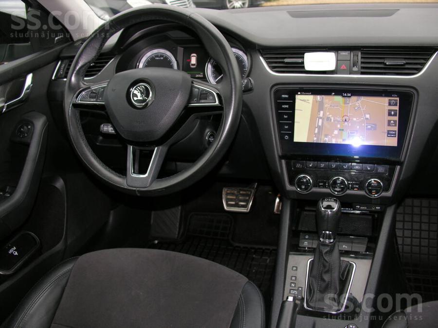 Grey Skoda Octavia 2018 in Riga, with an engine capacity of 2.00 L and mileage of 103 thousand km for 12450 €, photo 16 on AUTOMOTO.COM.LV