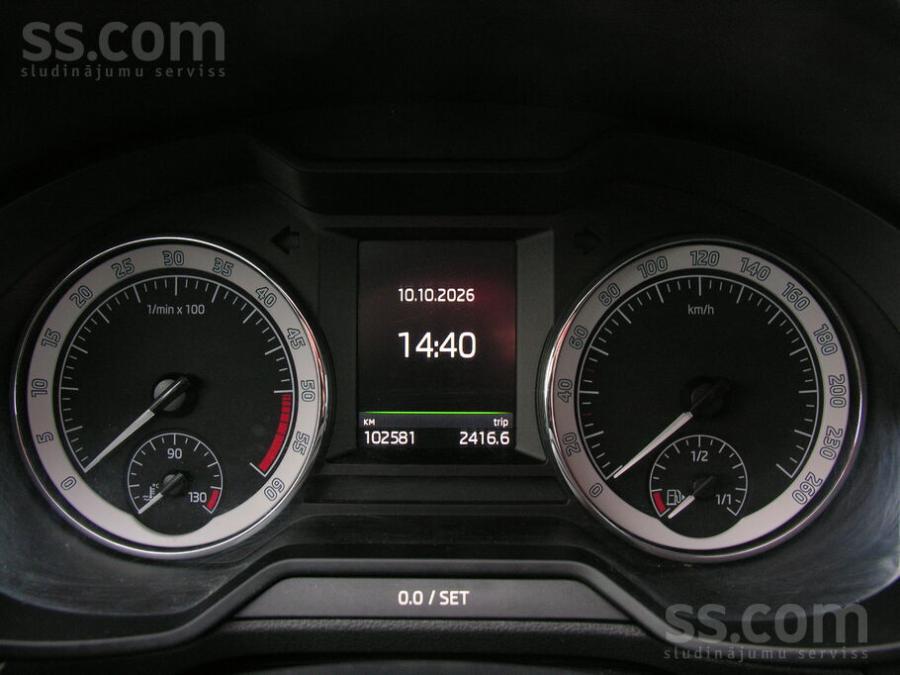 Grey Skoda Octavia 2018 in Riga, with an engine capacity of 2.00 L and mileage of 103 thousand km for 12450 €, photo 20 on AUTOMOTO.COM.LV