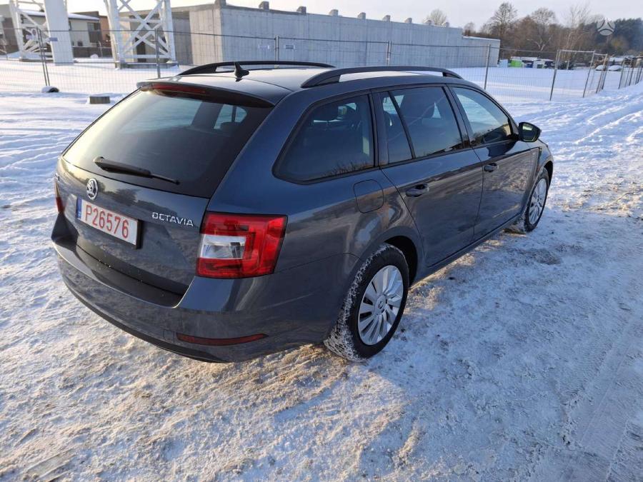 Grey Skoda Octavia 2019 in Kaunas, with an engine capacity of 1.60 L and mileage of 187 thousand km for 9090 €, photo 7 on AUTOMOTO.COM.LV