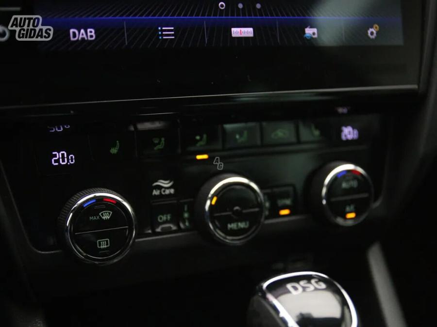 Grey Skoda Octavia 2019 in Vilnius, with an engine capacity of 1.50 L and mileage of 196 thousand km for 12699 €, photo 21 on AUTOMOTO.COM.LV