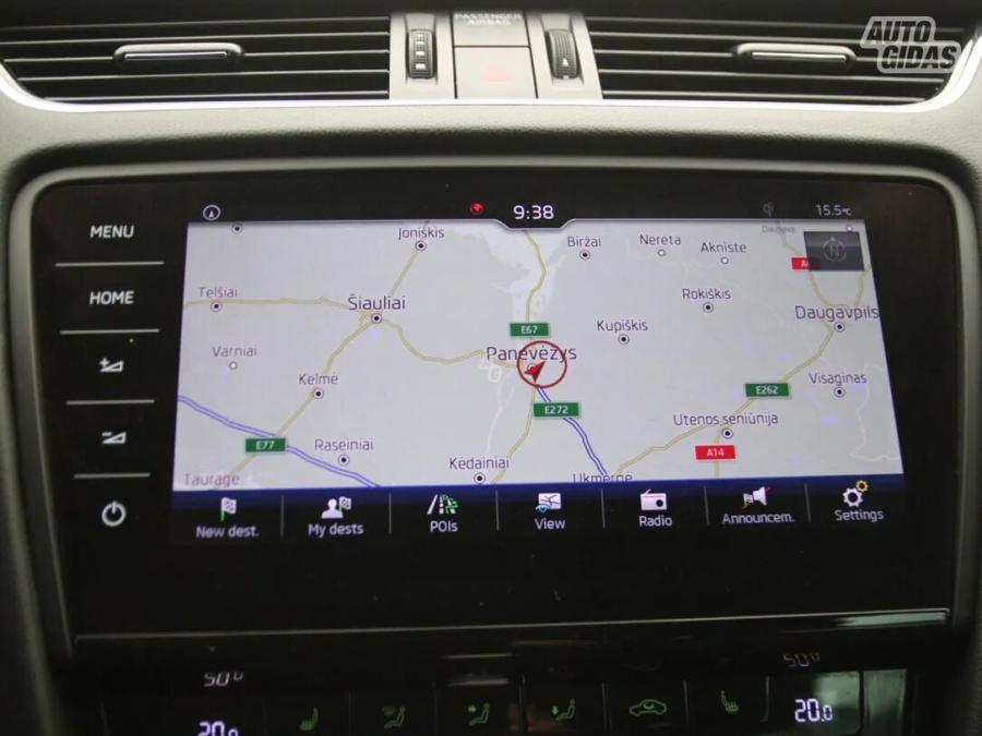 Grey Skoda Octavia 2019 in Vilnius, with an engine capacity of 1.50 L and mileage of 196 thousand km for 12699 €, photo 25 on AUTOMOTO.COM.LV