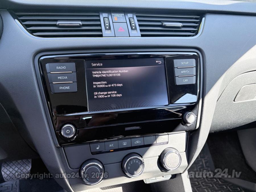 Grey Skoda Octavia 2019 in Tallinn, with an engine capacity of 1.50 L and mileage of 115 thousand km for 9990 €, photo 15 on AUTOMOTO.COM.LV