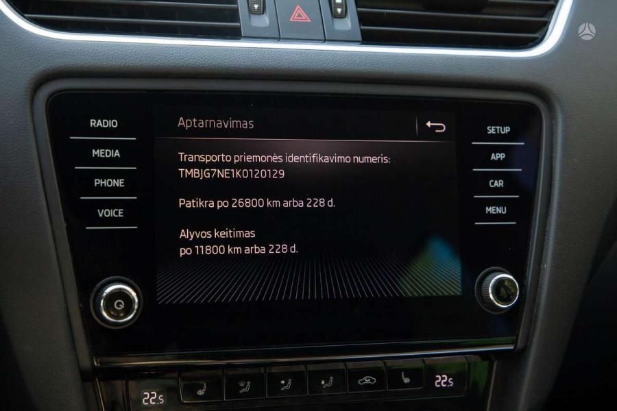 Серый Шкода Октавия 2019 в Вильнюс, объемом двигателя 1.60 л и пробегом 236 тыс. км за 9300 €, фото 25 на AUTOMOTO.COM.LV