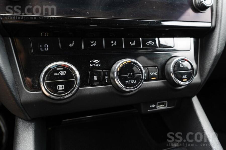 Grey Skoda Octavia 2019 in Riga, with an engine capacity of 2.00 L and mileage of 172 thousand km for 12950 €, photo 19 on AUTOMOTO.COM.LV