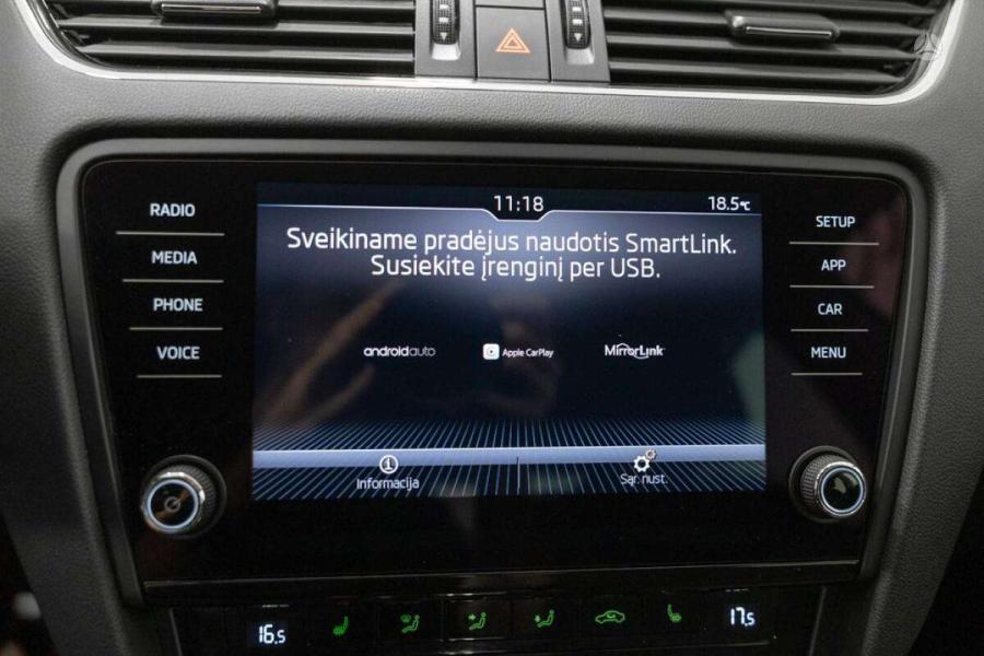 Pelēks Skoda Octavia 2019 Viļņa, ar dzinēja tilpumu 1.60 L un nobraukumu 86 tūkst. km par 11950 €, foto 14 vietnē AUTOMOTO.COM.LV