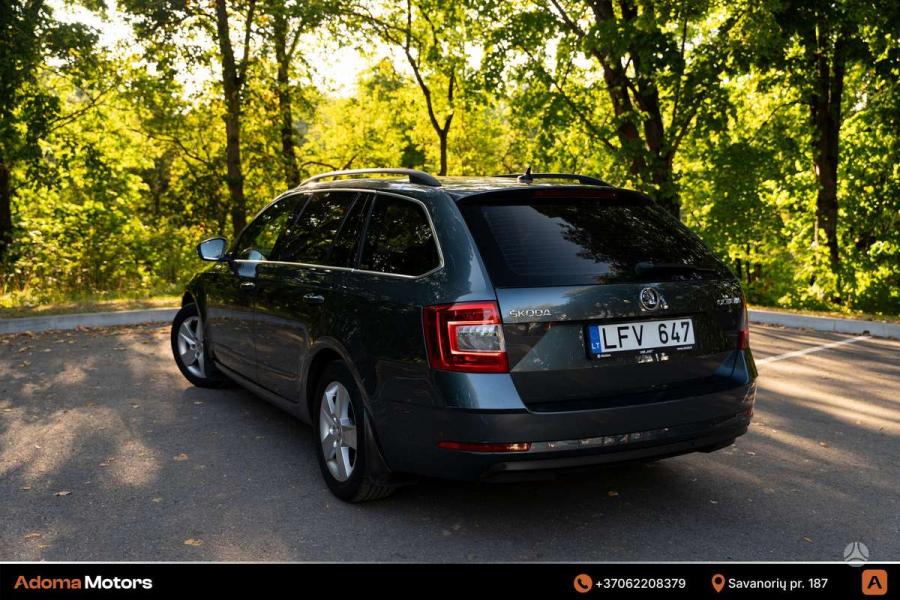 Grey Skoda Octavia 2019 in Kaunas, with an engine capacity of 1.50 L and mileage of 122 thousand km for 11590 €, photo 7 on AUTOMOTO.COM.LV