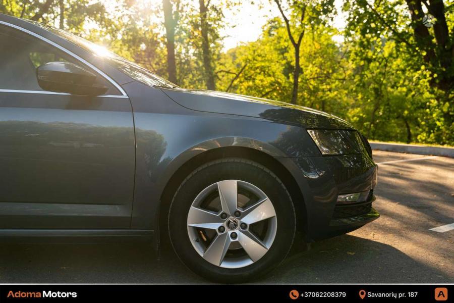 Grey Skoda Octavia 2019 in Kaunas, with an engine capacity of 1.50 L and mileage of 122 thousand km for 11590 €, photo 15 on AUTOMOTO.COM.LV