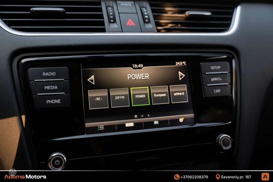 Grey Skoda Octavia 2019 in Kaunas, with an engine capacity of 1.50 L and mileage of 122 thousand km for 11590 €, photo 27 on AUTOMOTO.COM.LV