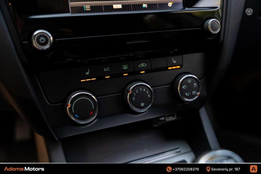 Grey Skoda Octavia 2019 in Kaunas, with an engine capacity of 1.50 L and mileage of 122 thousand km for 11590 €, photo 29 on AUTOMOTO.COM.LV