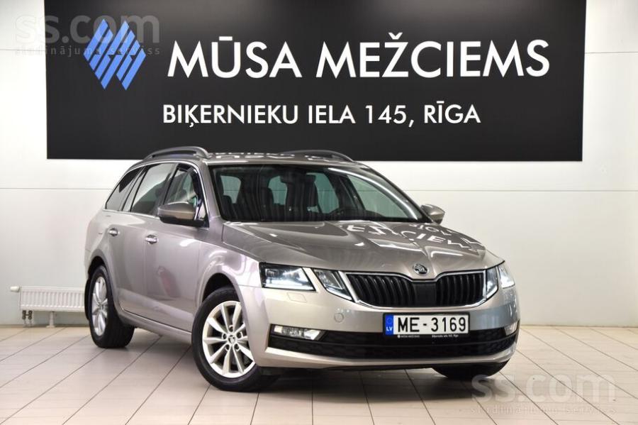 Grey Skoda Octavia 2019 in Riga, with an engine capacity of 2.00 L and mileage of 119 thousand km for 12490 €, photo 4 on AUTOMOTO.COM.LV