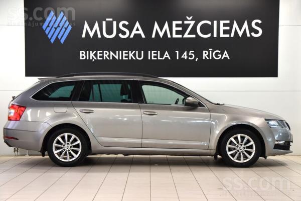 Skoda Octavia 2019 in Riga on AUTOMOTO.COM.LV Grey Skoda Octavia 2019 in Riga, with an engine capacity of 2.00 L and mileage of 119 thousand km for 12490 €, photo 5 on AUTOMOTO.COM.LV