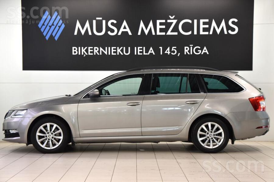 Grey Skoda Octavia 2019 in Riga, with an engine capacity of 2.00 L and mileage of 119 thousand km for 12490 €, photo 6 on AUTOMOTO.COM.LV