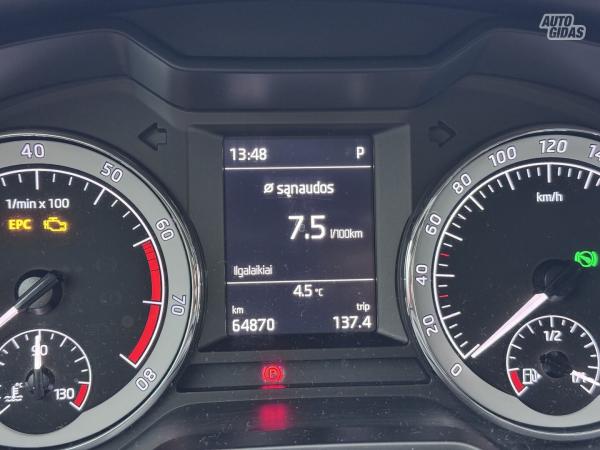 Pelēks Skoda Octavia 2020 Viļņa, ar dzinēja tilpumu 1.50 L un nobraukumu 65 tūkst. km par 13090 €, foto 6 vietnē AUTOMOTO.COM.LV