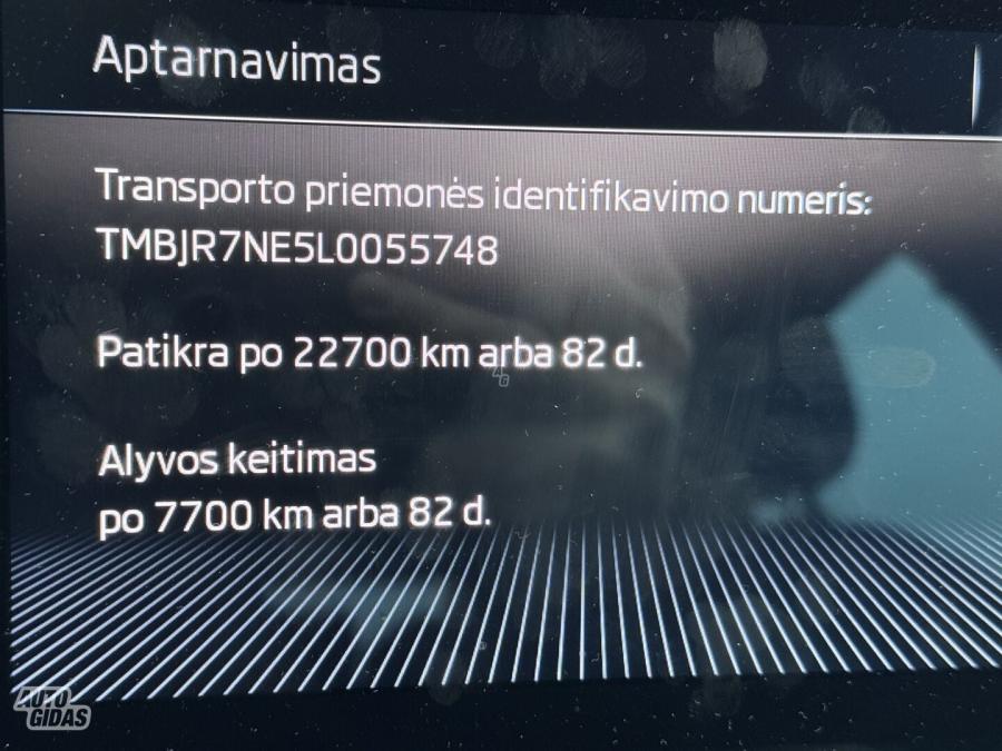 Pelēks Skoda Octavia 2020 Viļņa, ar dzinēja tilpumu 1.50 L un nobraukumu 65 tūkst. km par 13090 €, foto 7 vietnē AUTOMOTO.COM.LV