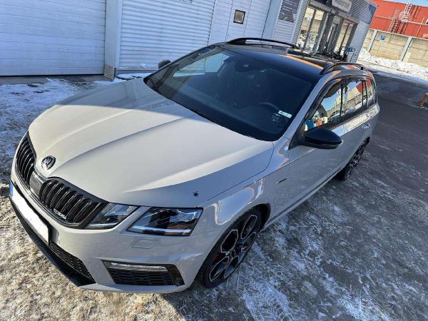 Grey Skoda Octavia 2020 in Vilnius, with an engine capacity of 1.97 L and mileage of 122 thousand km for 18499 €, photo 3 on AUTOMOTO.COM.LV