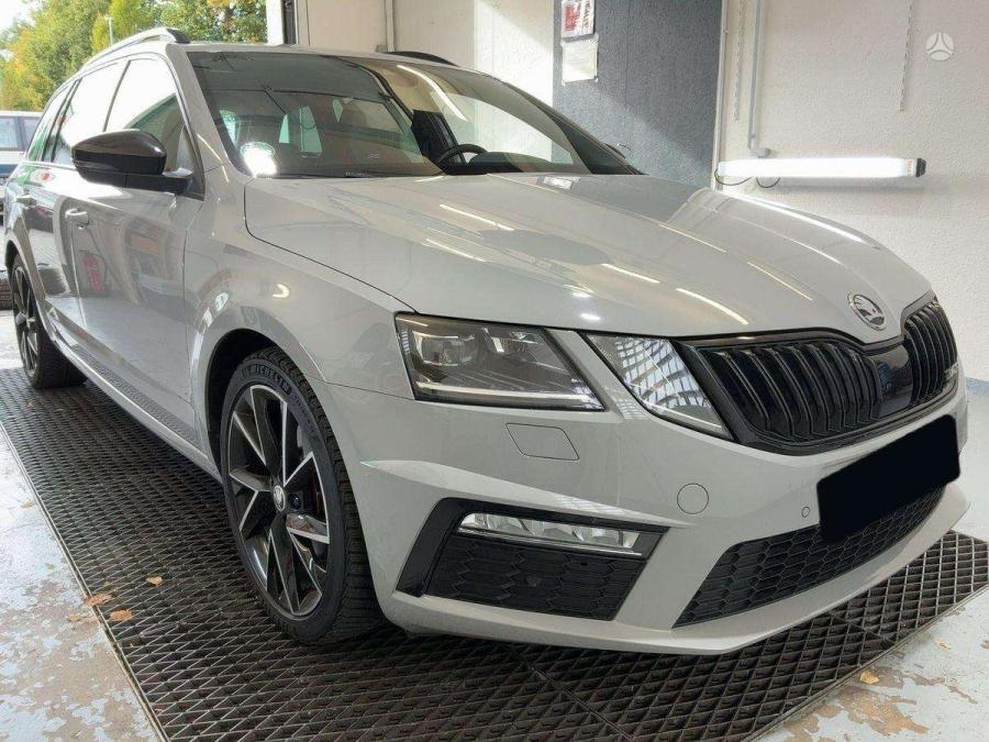 Grey Skoda Octavia 2020 in Vilnius, with an engine capacity of 1.97 L and mileage of 154 thousand km for 19650 €, photo 5 on AUTOMOTO.COM.LV