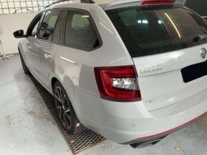 Grey Skoda Octavia 2020 in Vilnius, with an engine capacity of 1.97 L and mileage of 154 thousand km for 19650 €, photo 6 on AUTOMOTO.COM.LV