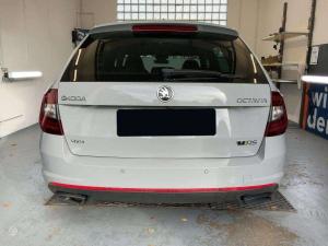 Grey Skoda Octavia 2020 in Vilnius, with an engine capacity of 1.97 L and mileage of 154 thousand km for 19650 €, photo 7 on AUTOMOTO.COM.LV