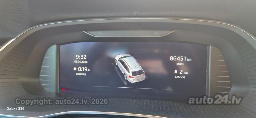 Серый Шкода Октавия 2020 в Тарту, объемом двигателя 2.00 л и пробегом 86 тыс. км за 16850 €, фото 9 на AUTOMOTO.COM.LV