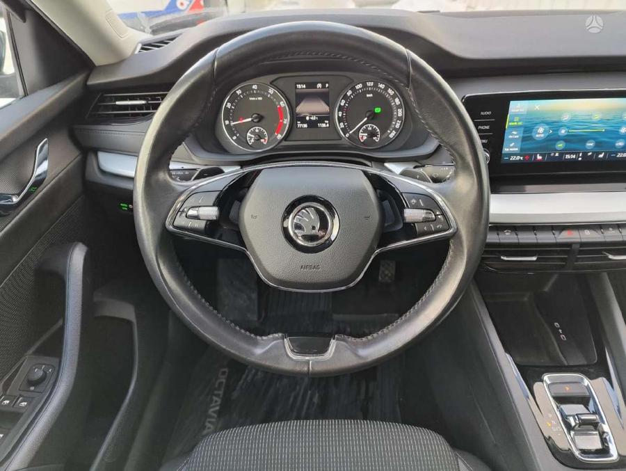 Pelēks Skoda Octavia 2021 Viļņa, ar dzinēja tilpumu 1.50 L un nobraukumu 77 tūkst. km par 16700 €, foto 15 vietnē AUTOMOTO.COM.LV